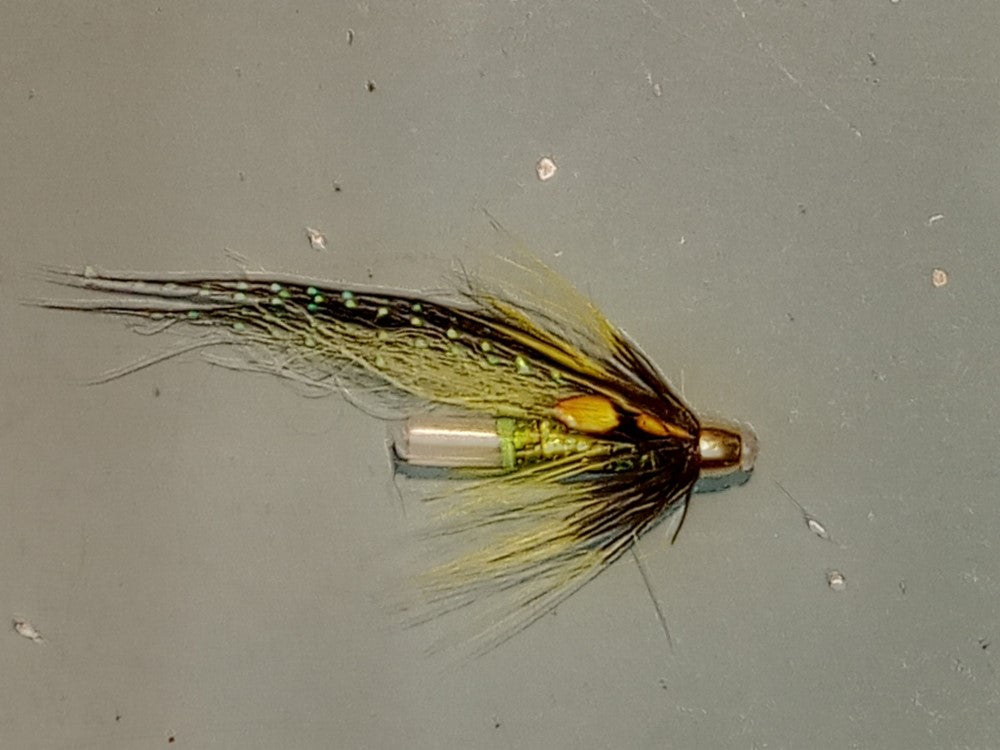 chartreuse conehead tube fly– Irish Fly Craft